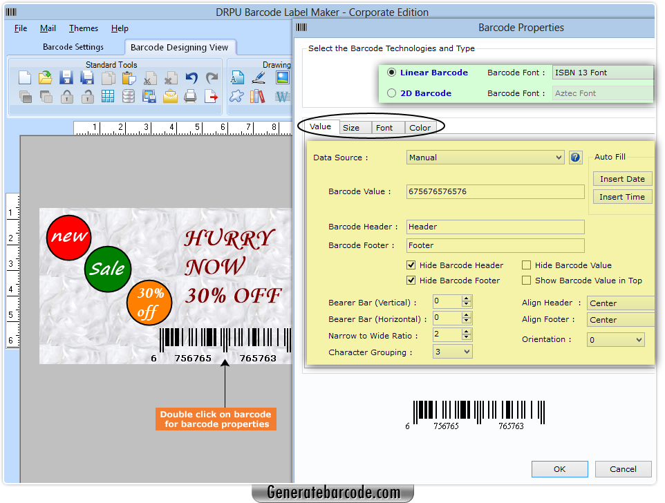 Barcode Generator Software Corporate Edition - GenerateBarcode